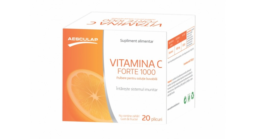 Farmaciile Ropharma - Doza zilnică de imunitate – Vitamina C Forte 1000 ...