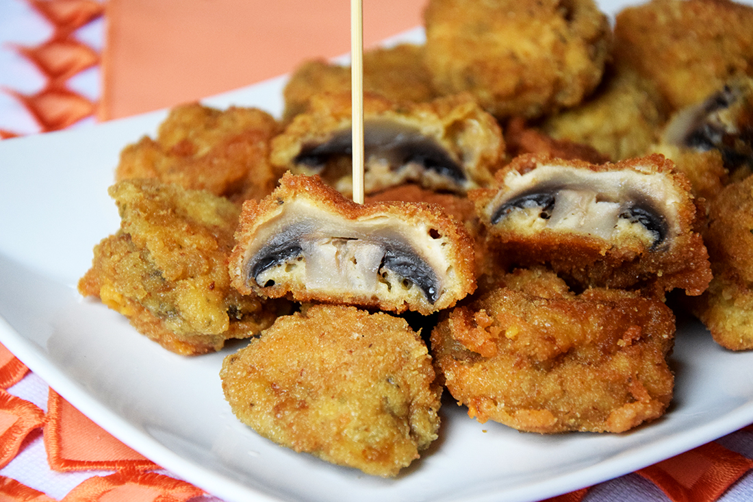 Ciuperci pleurotus pane de post. O rețetă fără ou foarte gustoasă ...