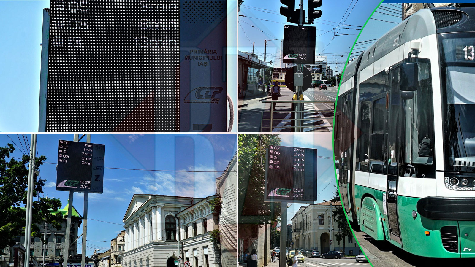 Achiziție de panouri de informare la CTP Iași! Care sunt stațiile care ...