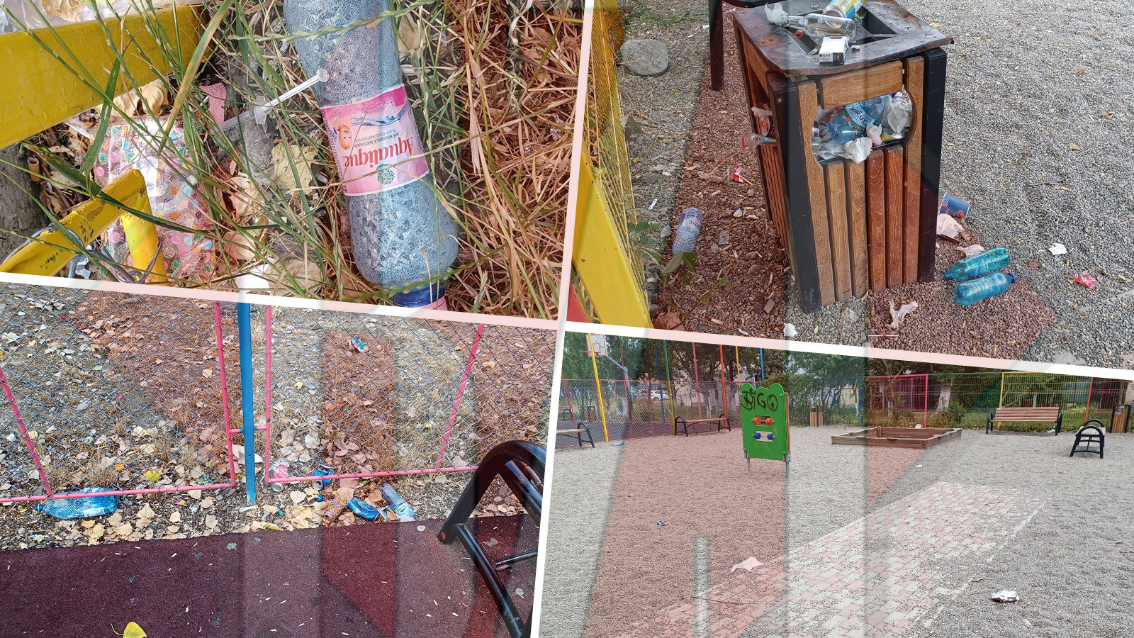 Pericol biologic într-un parc de joacă din Iași! Seringi uzate printre ...