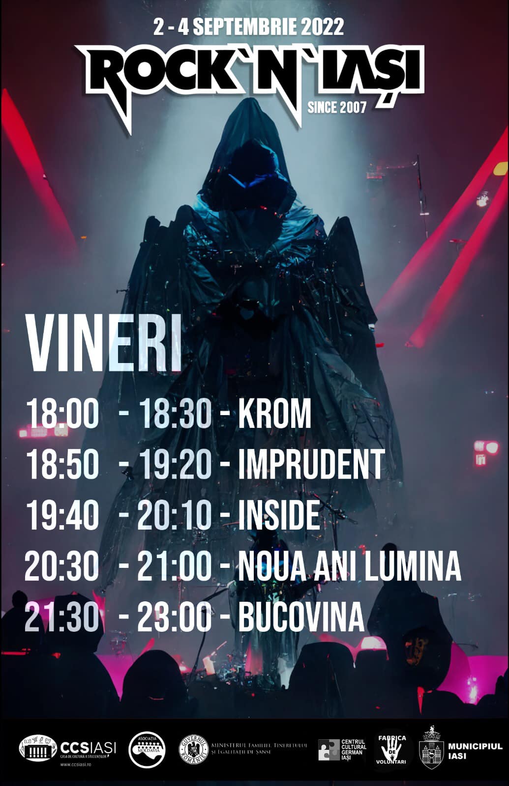 O nouă ediție a festivalului „Rock'N'Iași”, eveniment ce susține trupele rock din România și ...