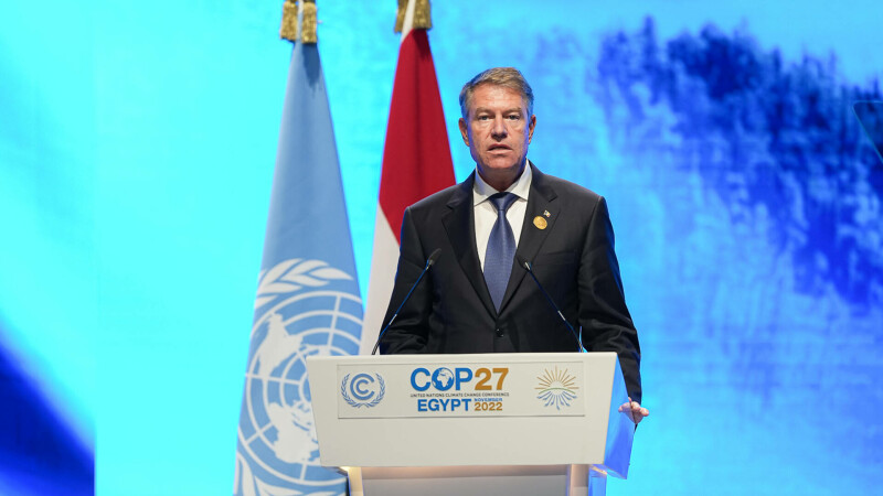Sistemul RO-ALERT, lăudat de Klaus Iohannis la COP27