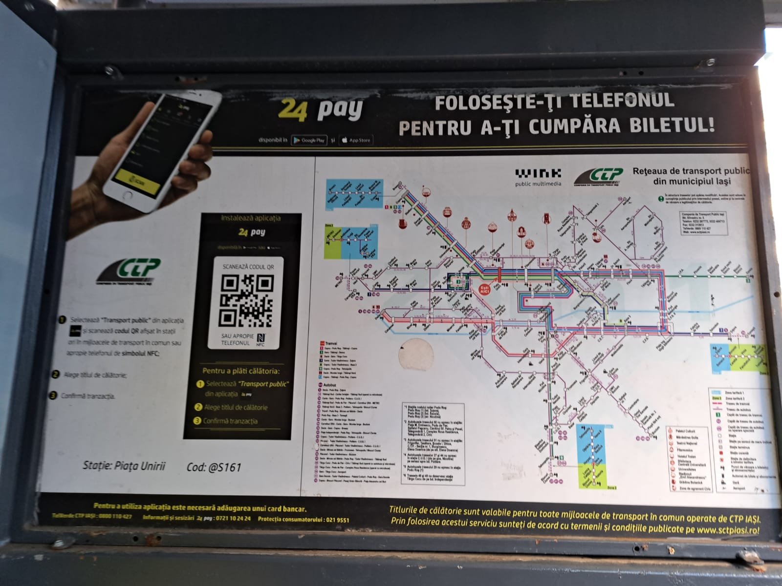 Panourile care arată în cât timp ajunge un mijloc de transport