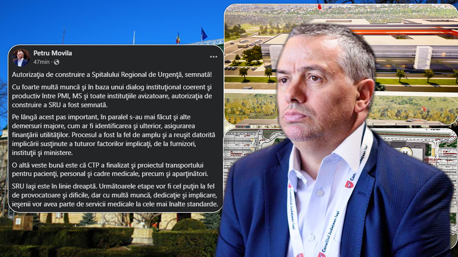 Încep lucrările de construire a Spitalului Regional de Urgență Iași