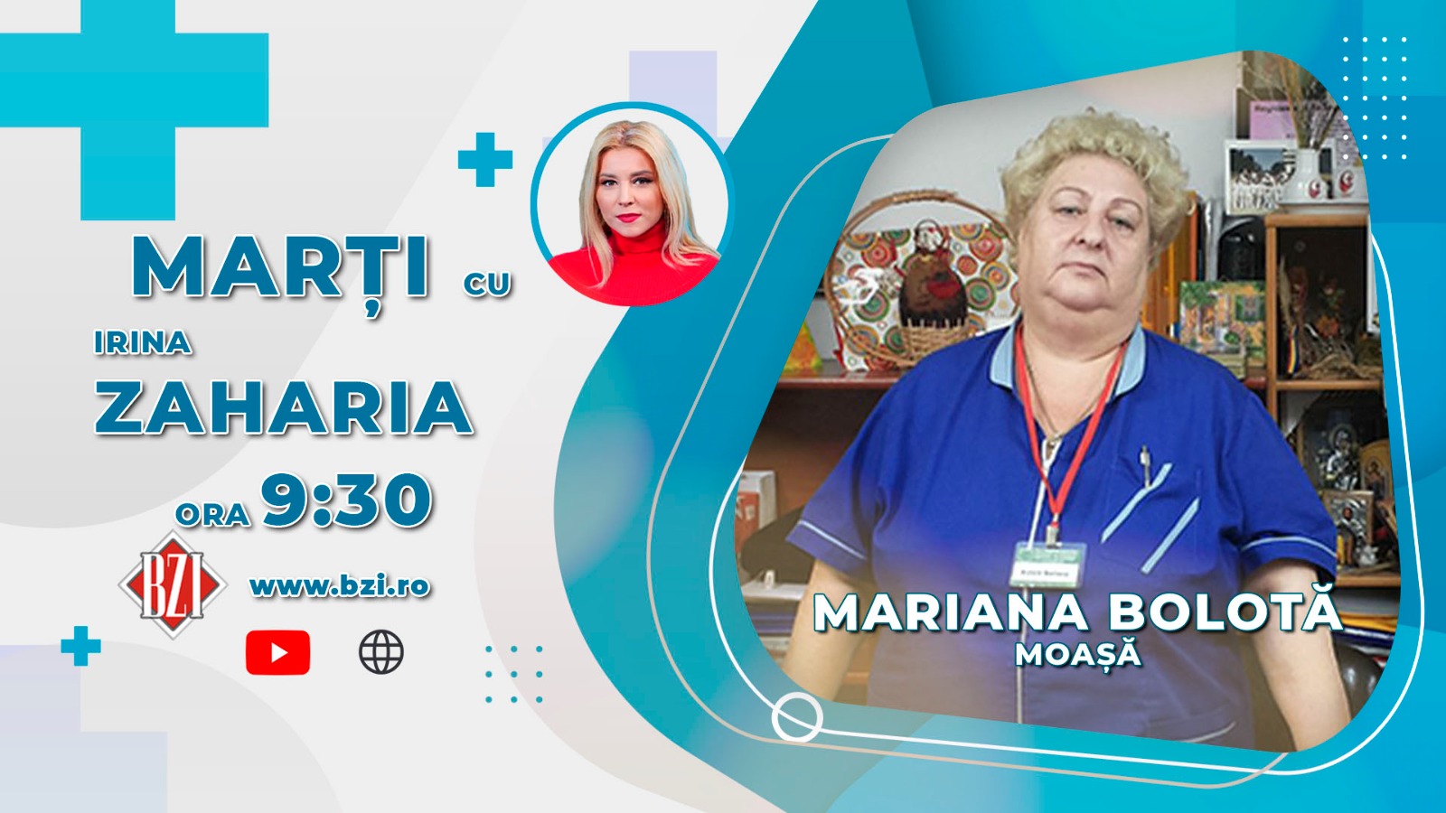 LIVE VIDEO - Mariana Bolotă, moașă, discută în emisiunea BZI LIVE ...