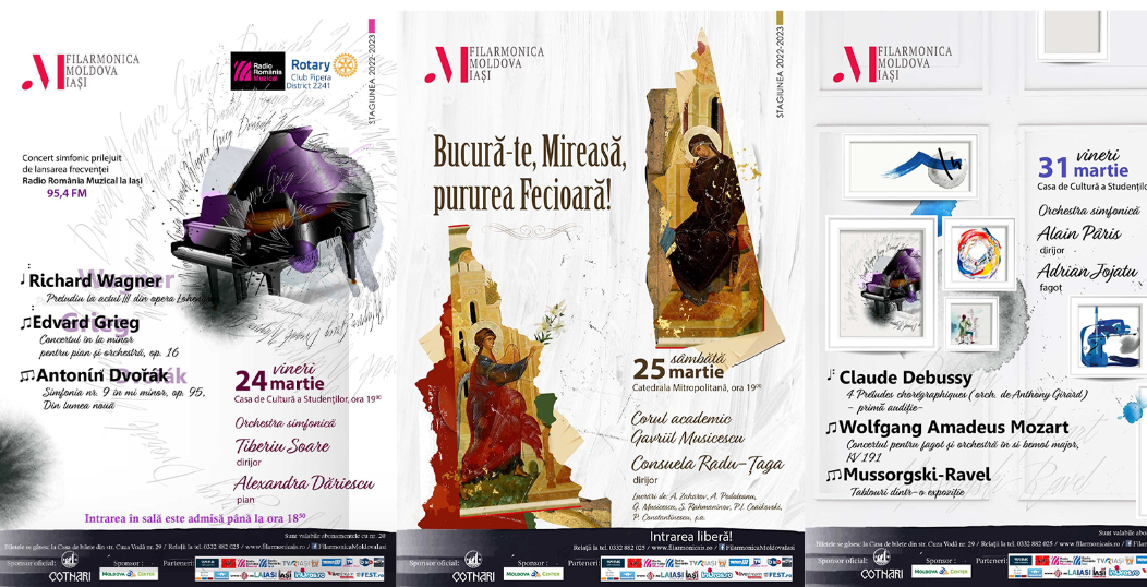 Filarmonica „Moldova” Iași: Concerte în perioada 24 – 31 martie 2023 ...
