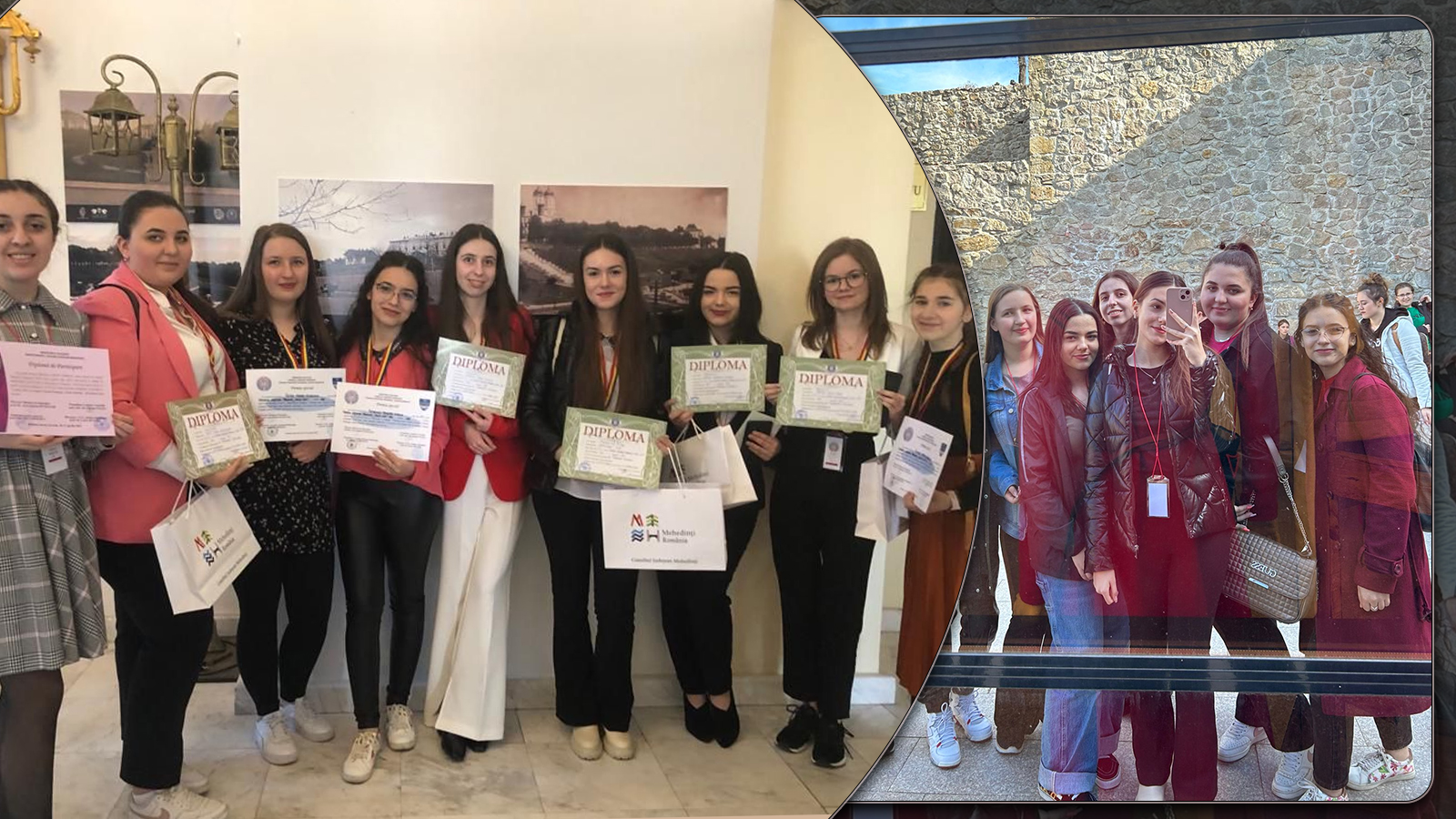 Elevii și profesorii de la Colegiul Național Pedagogic