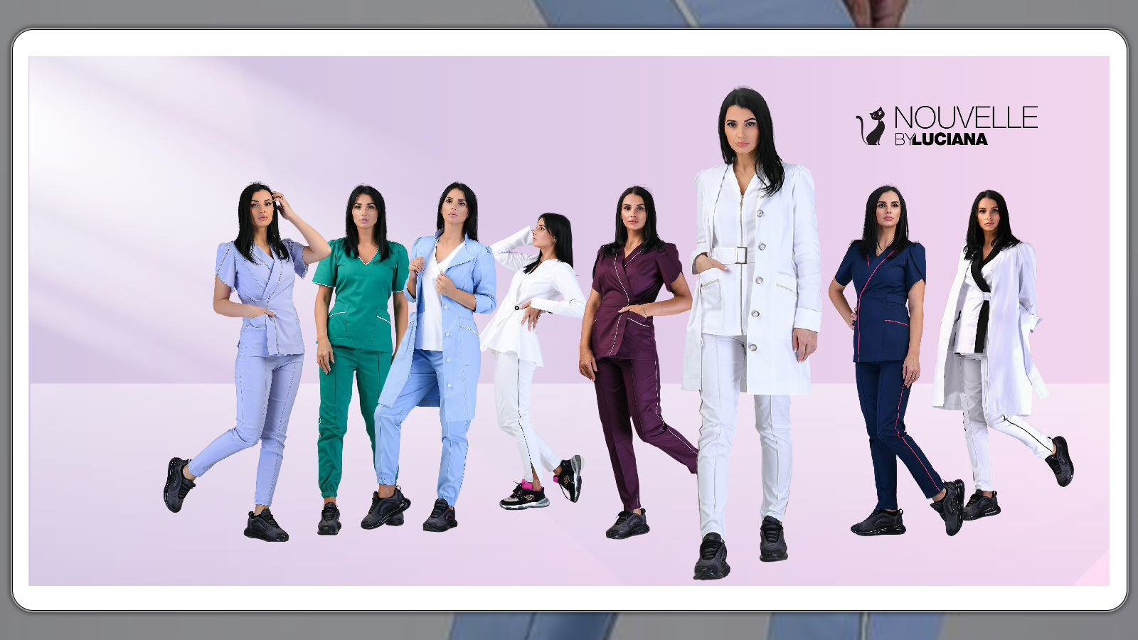 Ea este tânăra care îmbracă medicii din Iași. Luciana Uglea face