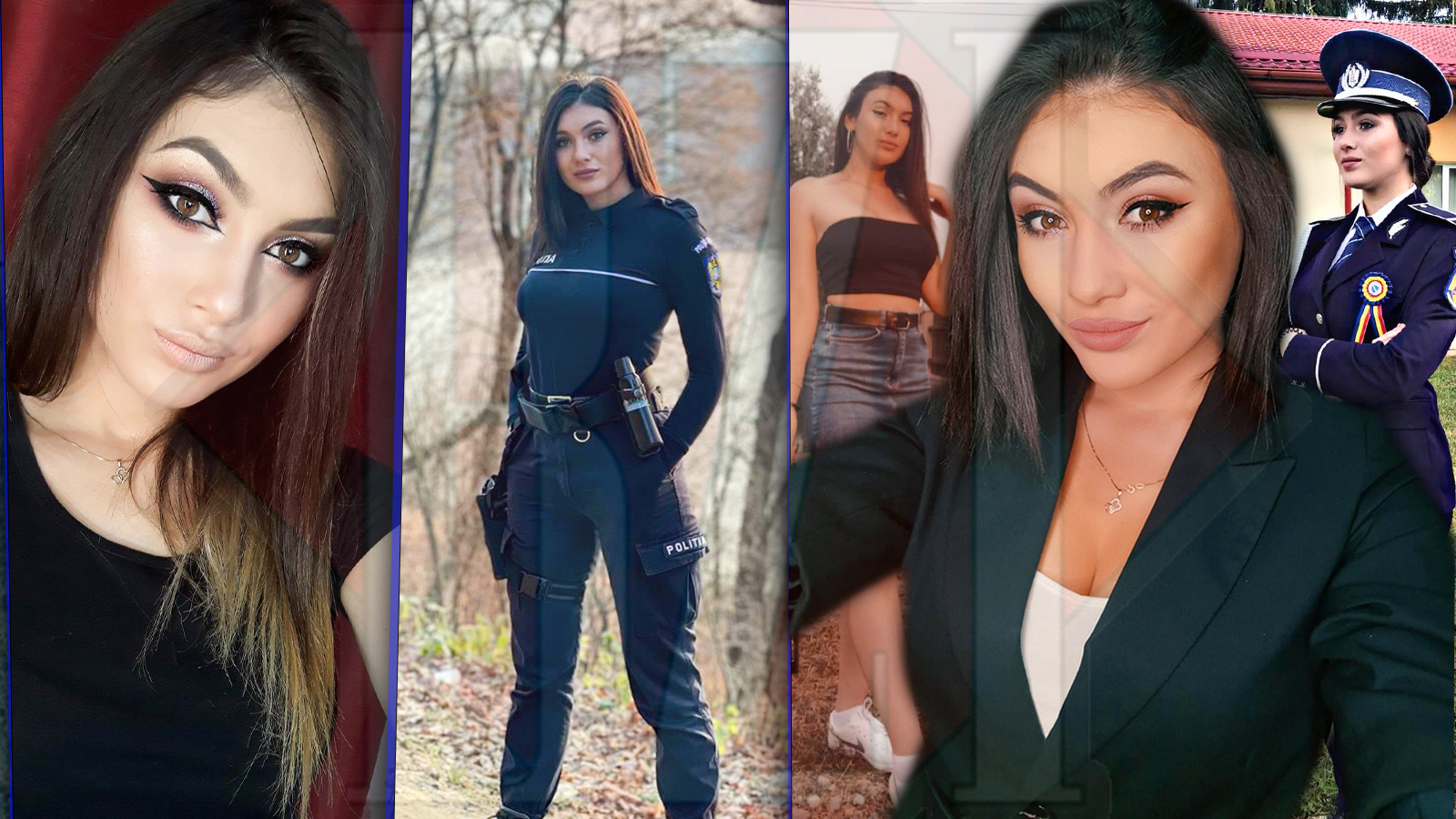 Andreea este una dintre cele mai frumoase polițiste din Iași