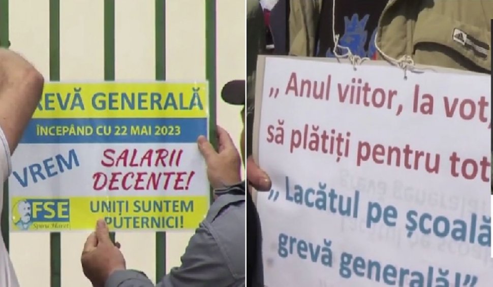 Grevă generală în școlile din România. Sute de mii de profesori și ...