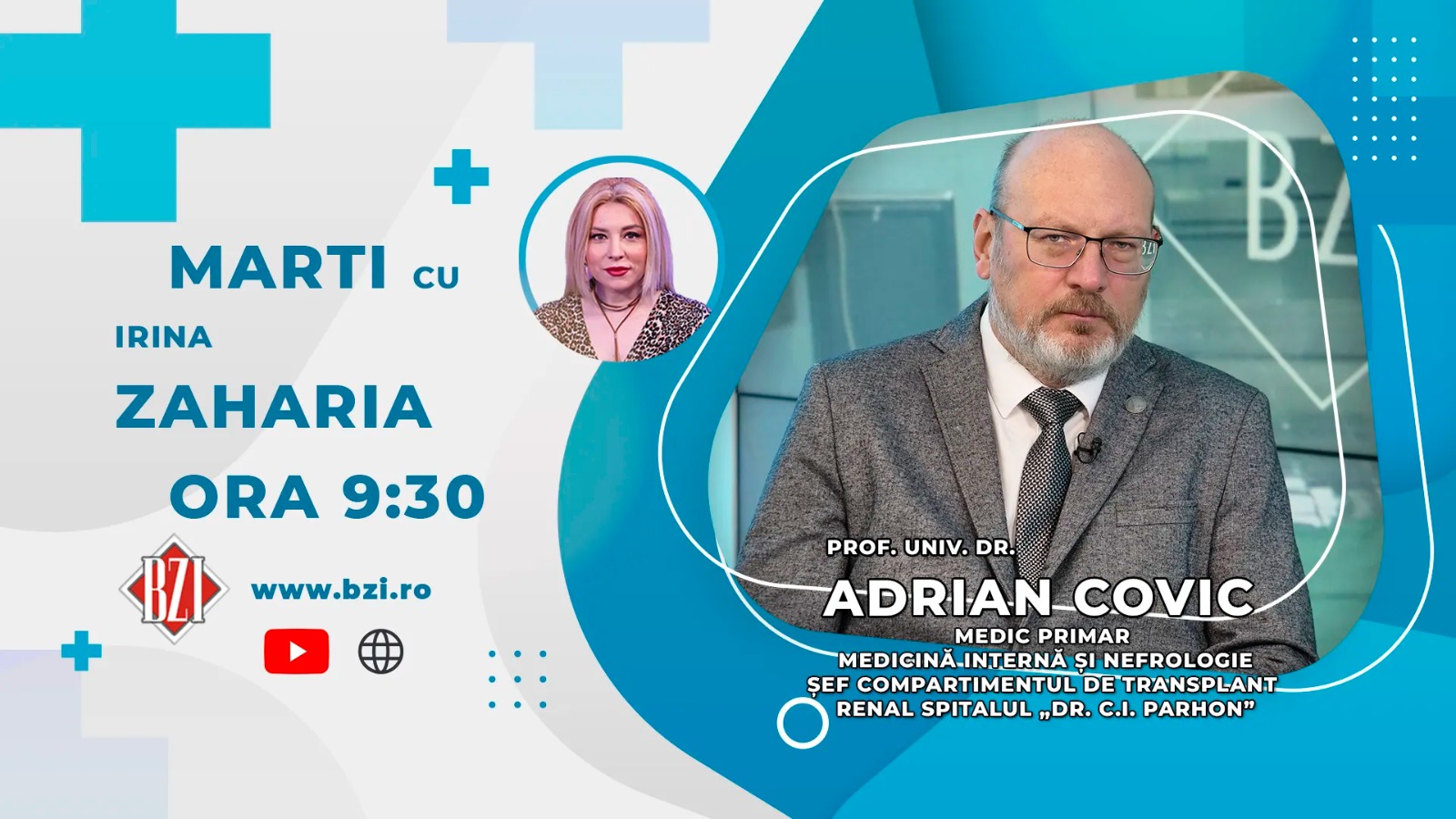 LIVE VIDEO - Prof. dr. Adrian Covic, medic primar medicină internă și ...