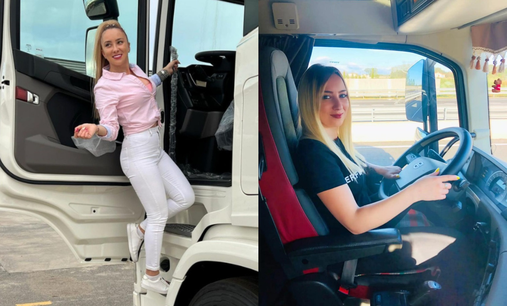 Adriana Oltean, cea mai cunoscută șoferiță de TIR din România, face ...