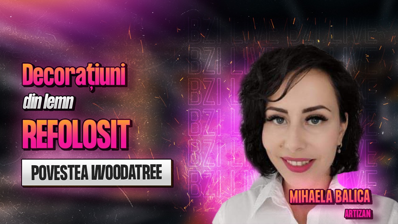 LIVE VIDEO - Decorațiuni din lemn refolosit! Mihaela Balica, artizan ...