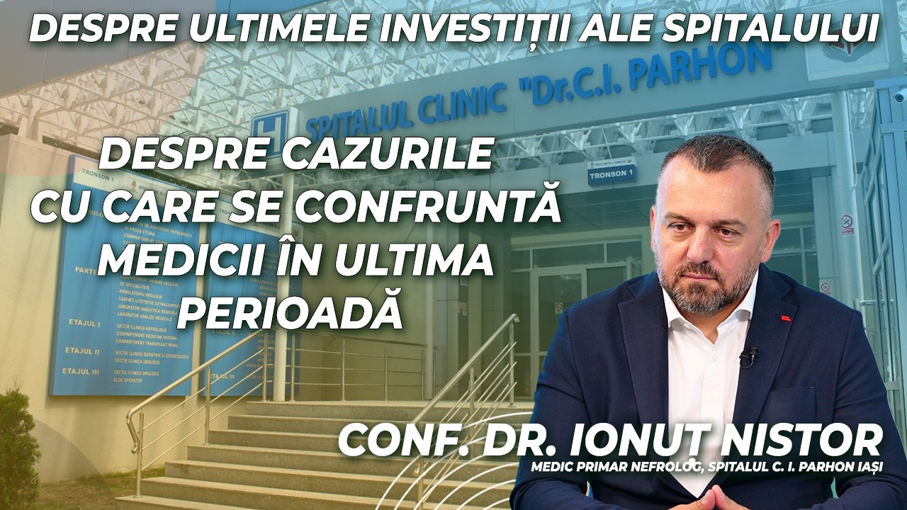 LIVE VIDEO - Conf. dr. Ionuț Nistor, medic primar nefrolog, Spitalul C ...