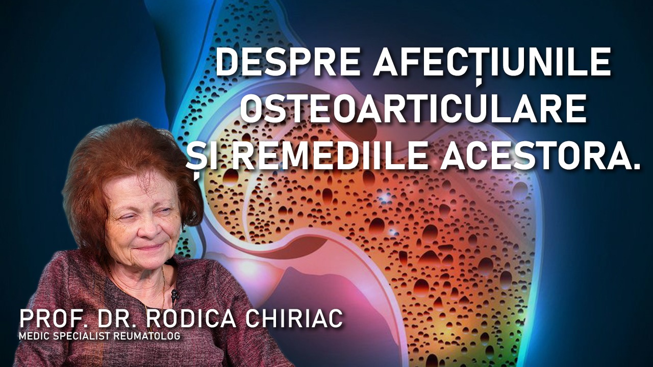 LIVE VIDEO - Prof. dr. Rodica Chiriac, medic specialist reumatolog ...