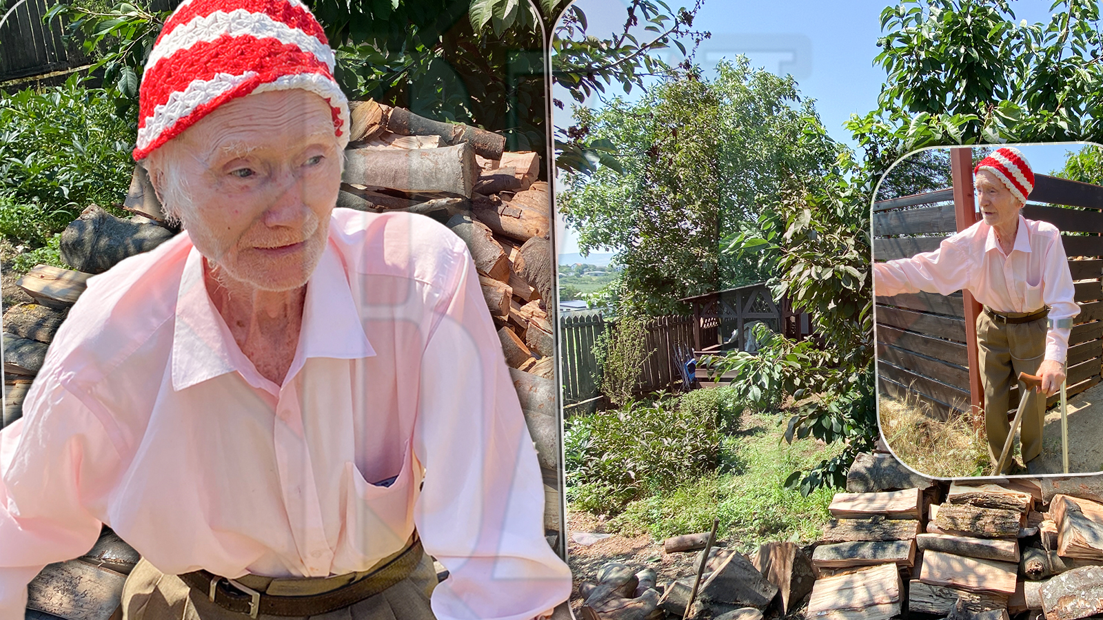 El este cel mai chinuit bătrân din Iași. A muncit o viață ca să își