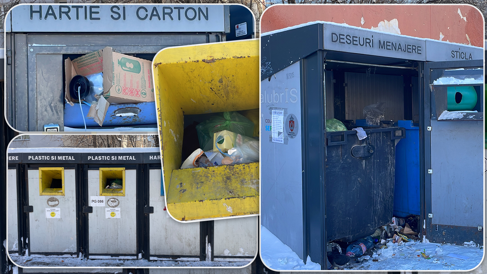 Salubris nu poate ridica gunoiul ieșenilor. Mașinile