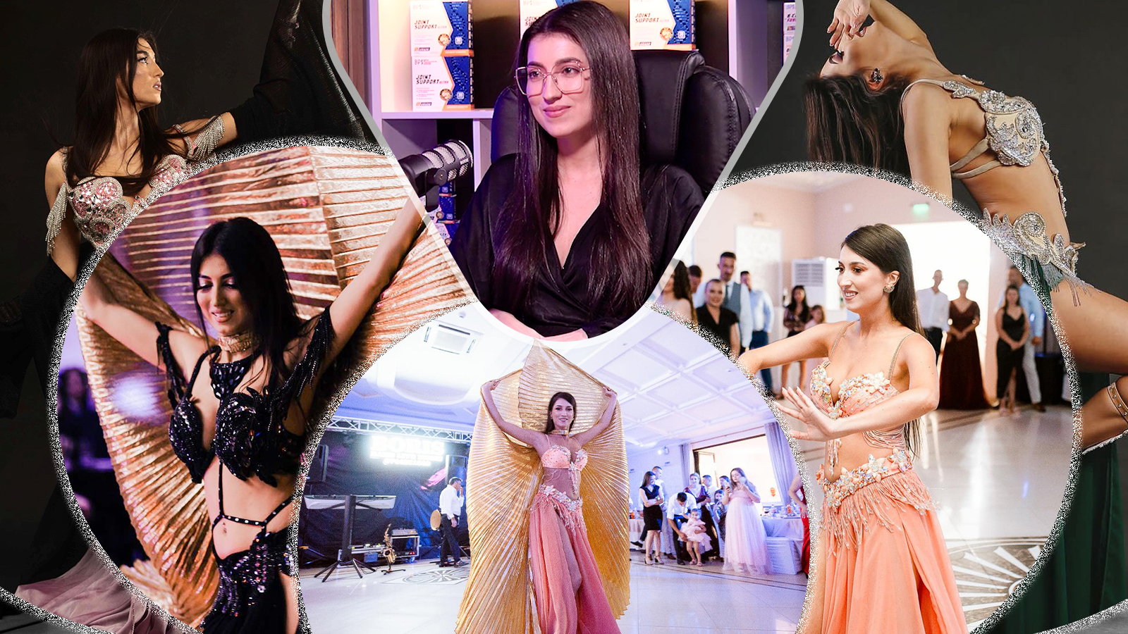 Emma Butnaru, dansatoare de belly dance, din Iași