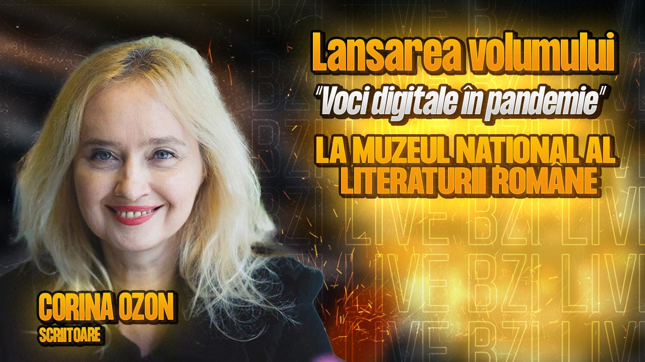 LIVE VIDEO - Corina Ozon, scriitoare, povestește pentru BZI LIVE despre ...