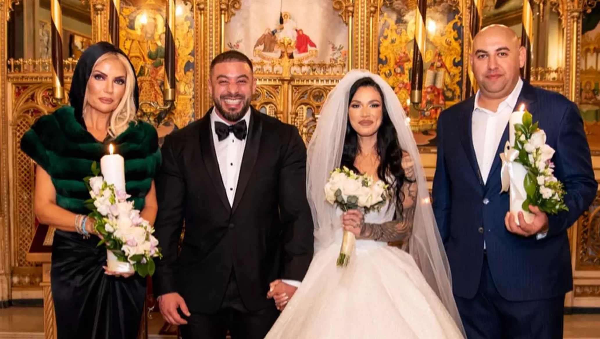 Roxana Vancea și soțul ei au făcut nunta. Ce ținută a purtat nașa ...