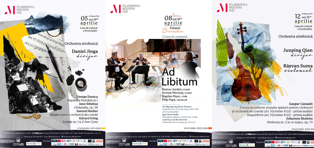 Concerte de neratat în luna aprilie susținute de Filarmonica Moldova ...